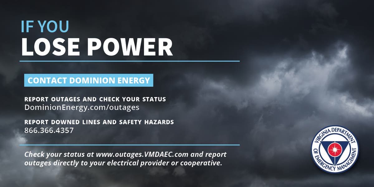 Hurricanes - If You Lose Power (Facebook and Twitter Dimensions) | VDEM